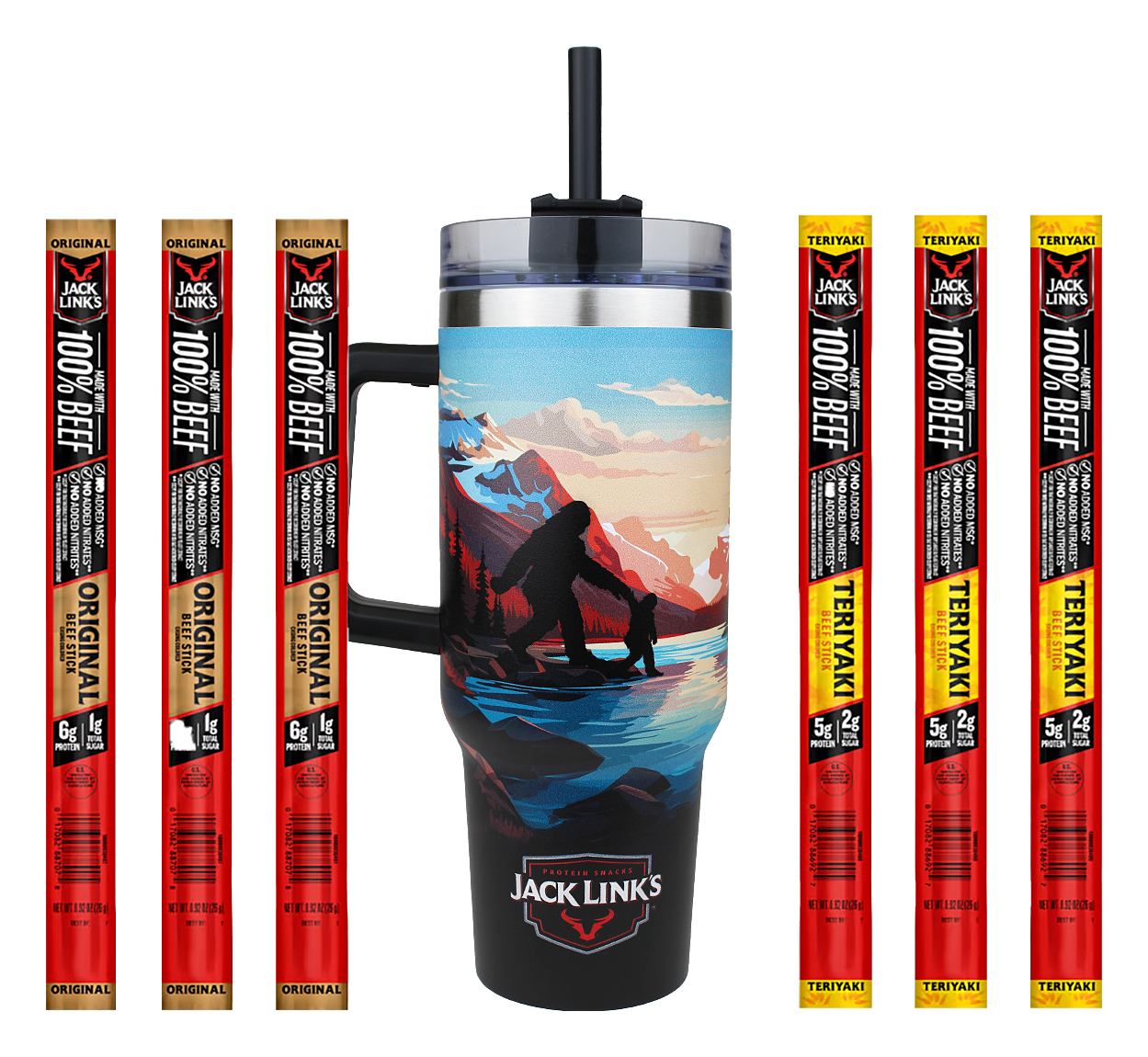 Jack Link's Big and Lil' Sasquatch Tumbler and Beef Sticks | Cabela's